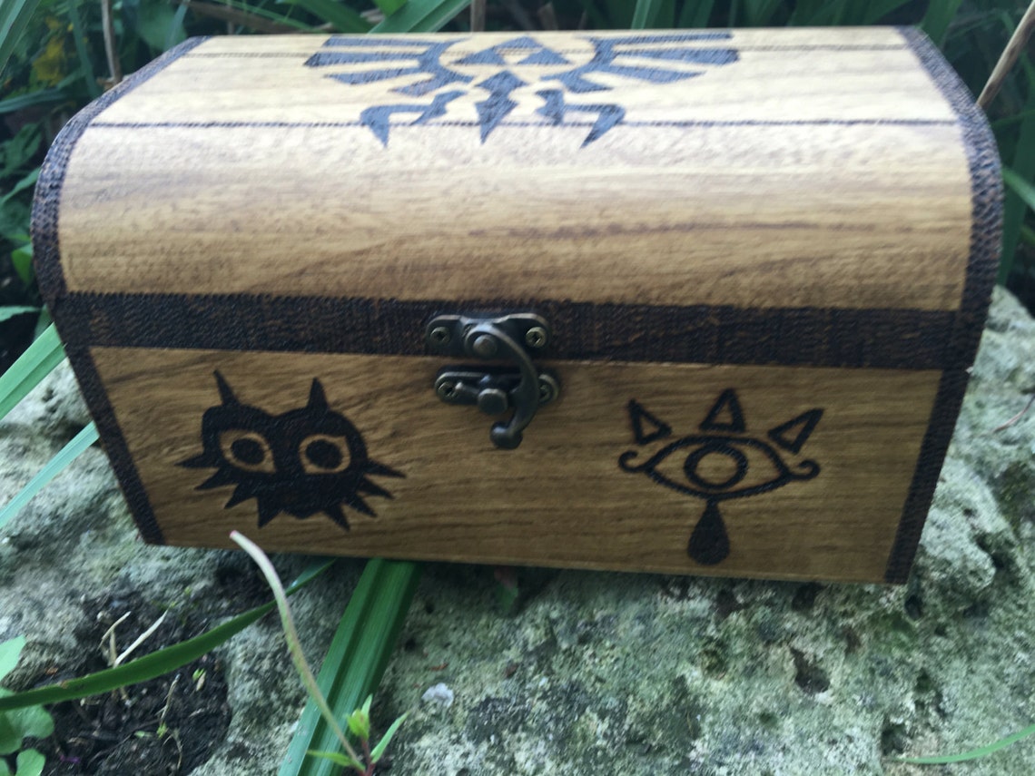 Legend of Zelda Inspired Wooden Chest Zelda Chest Treasure | Etsy