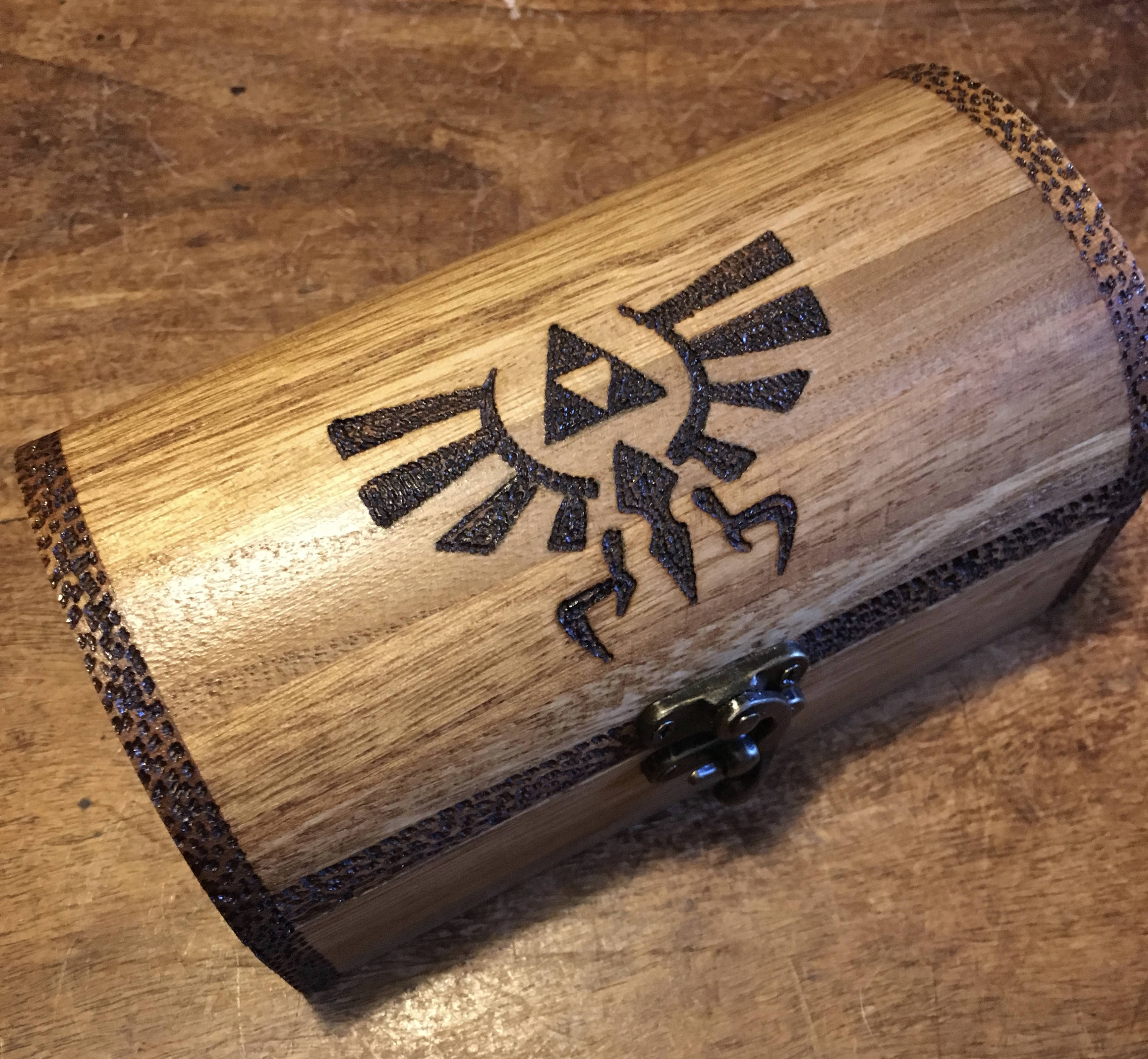 Legend of Zelda Inspired Wooden Chest With Drop Latch - Etsy Canada