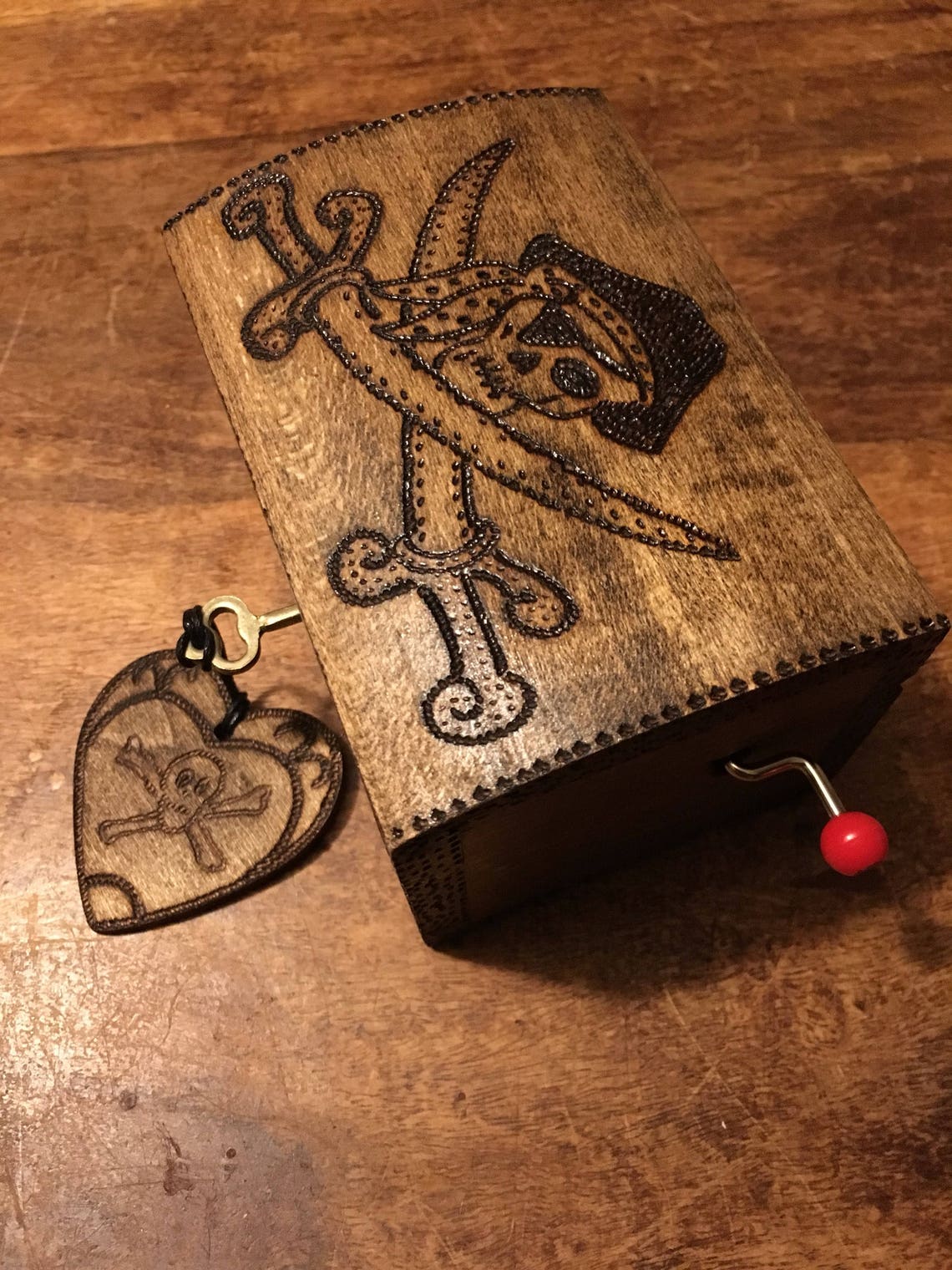 Pirate Chest Keepsake Box Secret Box for Swashbucklers | Etsy