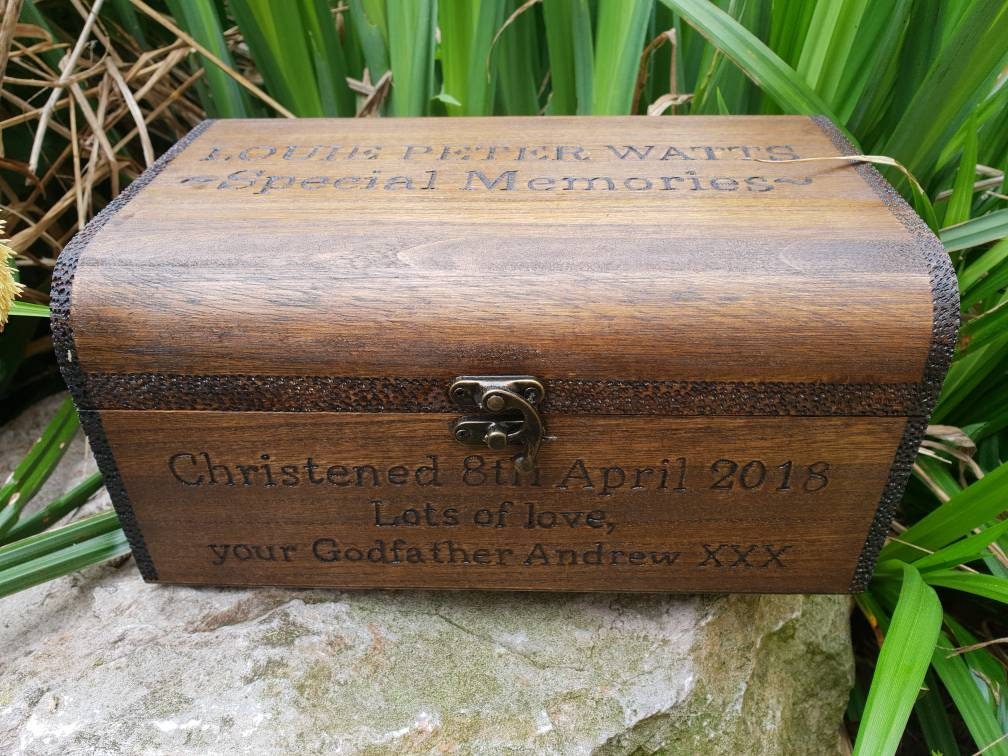 Memory Keepsake Time Capsule Baptism Anniversary Memorial | Etsy UK