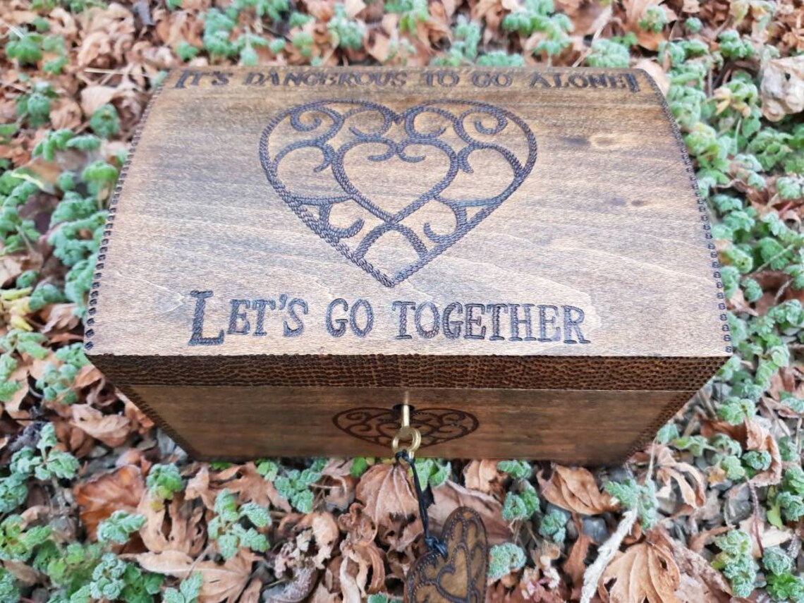 Legend of Zelda Inspired Chest Valentines Gift Lockable | Etsy