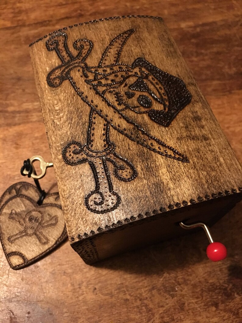 Pirate Chest Keepsake Box Secret Box for Swashbucklers | Etsy