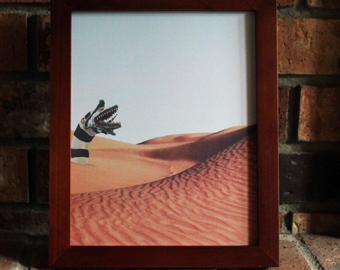 Sandworm 8x10 Print Modified Thrift Store Art - Etsy