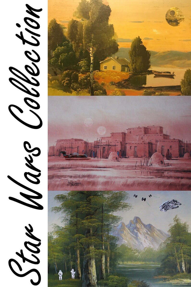 Star Wars Collection Set of 3 Postcards - Etsy