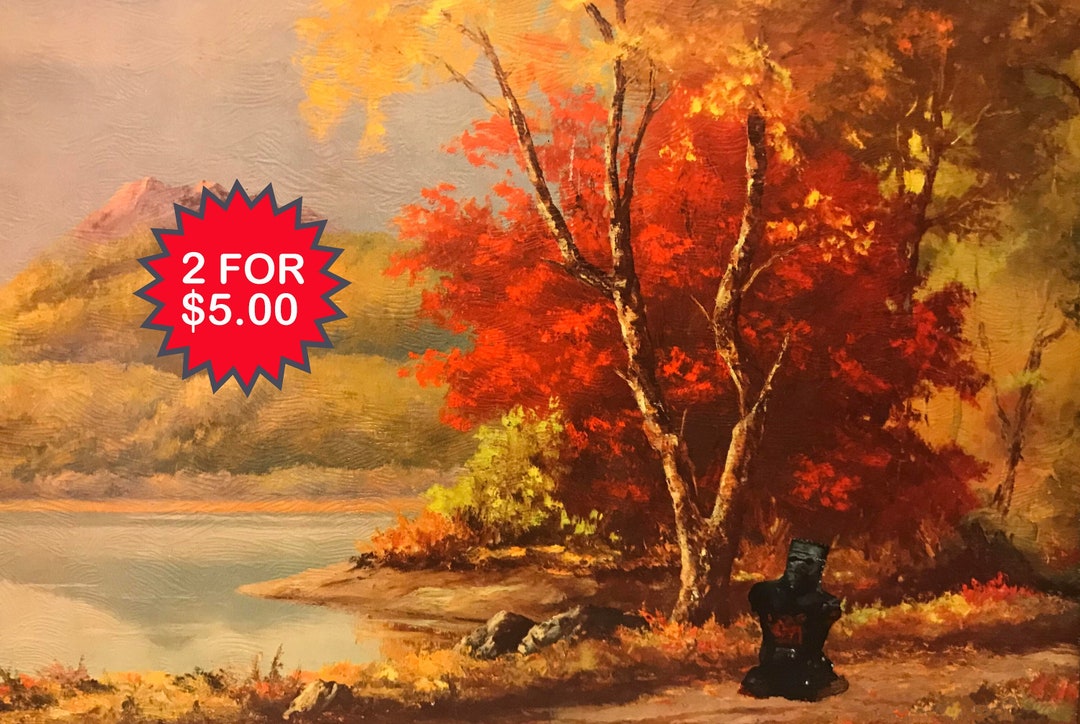 Just a Flesh Wound Set of Two 4x6 Postcards Modified Thrift Store Art ...