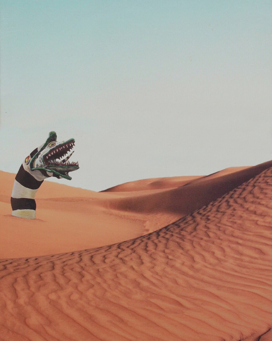Sandworm 8x10 Print Modified Thrift Store Art - Etsy