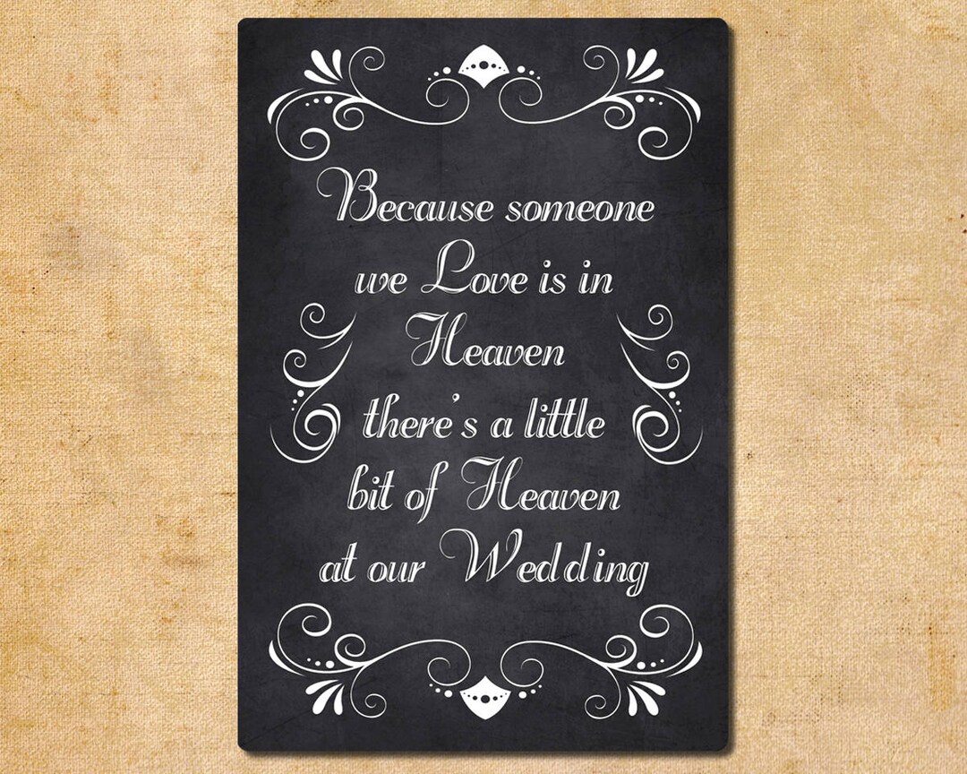 Metal Wedding Sign Printed on Aluminium With Chalkboard Effect - Etsy