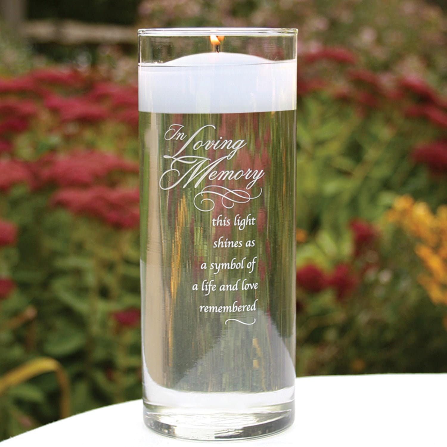 Personalized Memorial in Loving Memory Ceremony Glass Cylinder Vase - Etsy