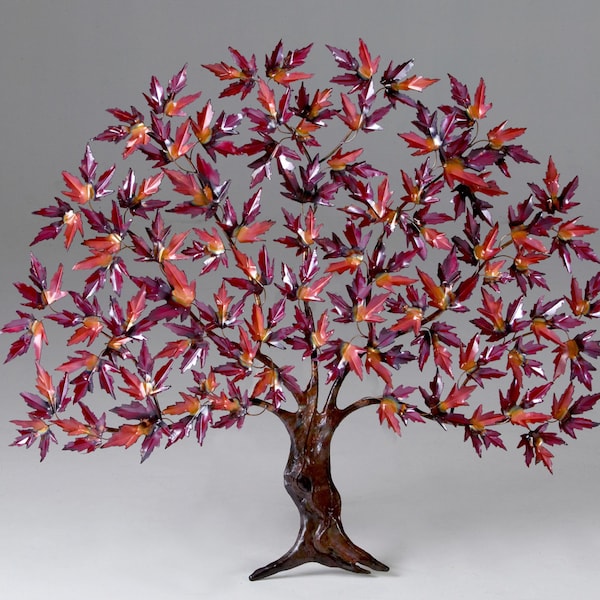 Metal Tree Sculpture - Etsy