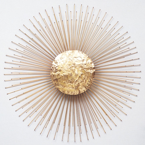 Abstract Metal Wall Art Metal SUNBURST Metal Sun Abstract | Etsy