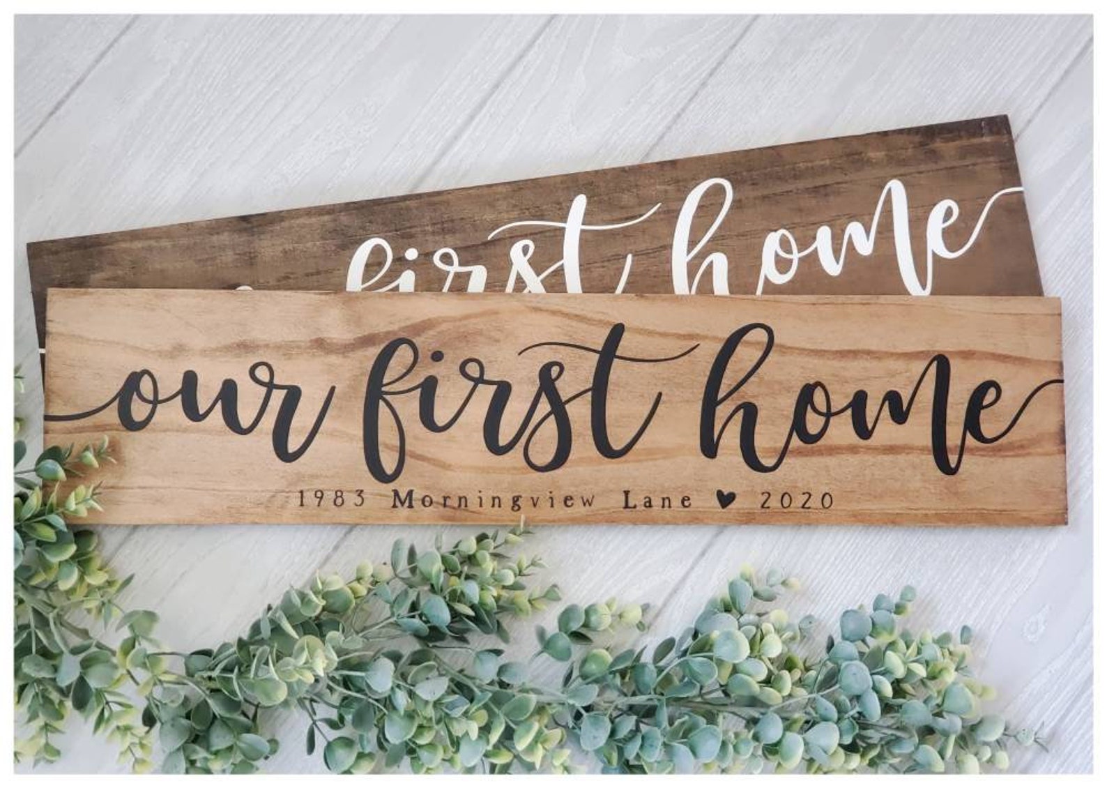 Our First Home Sign New Home Housewarming Gift Home Sweet | Etsy
