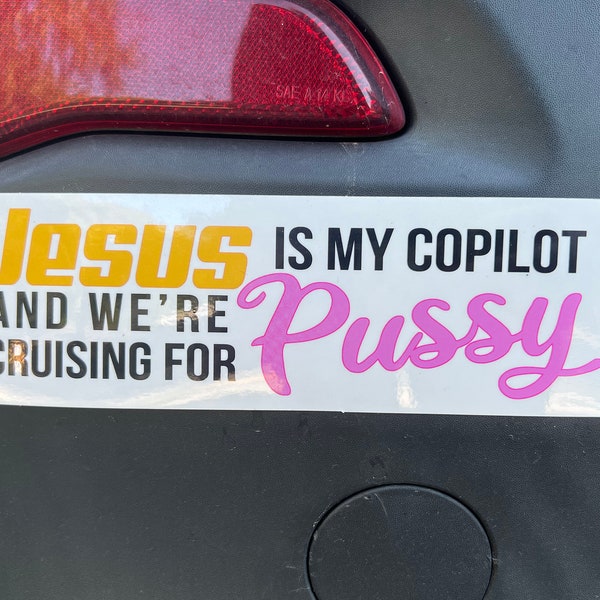 Jesus is My Copilot Sticker - Etsy
