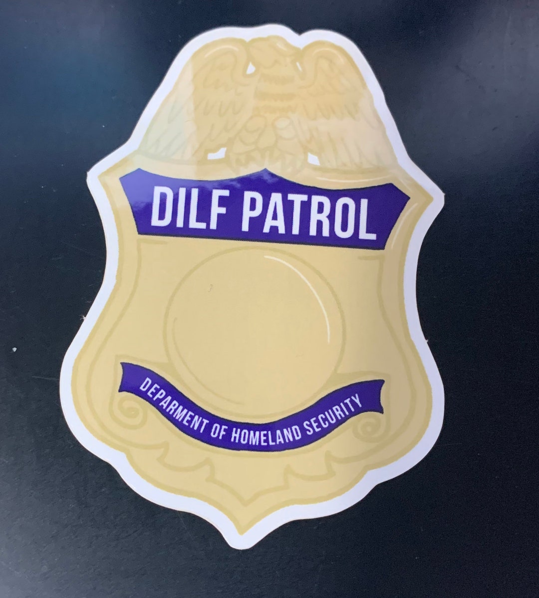 Dilf Patrol Sticker | Funny Badge Vinyl Laptop Decal - Etsy