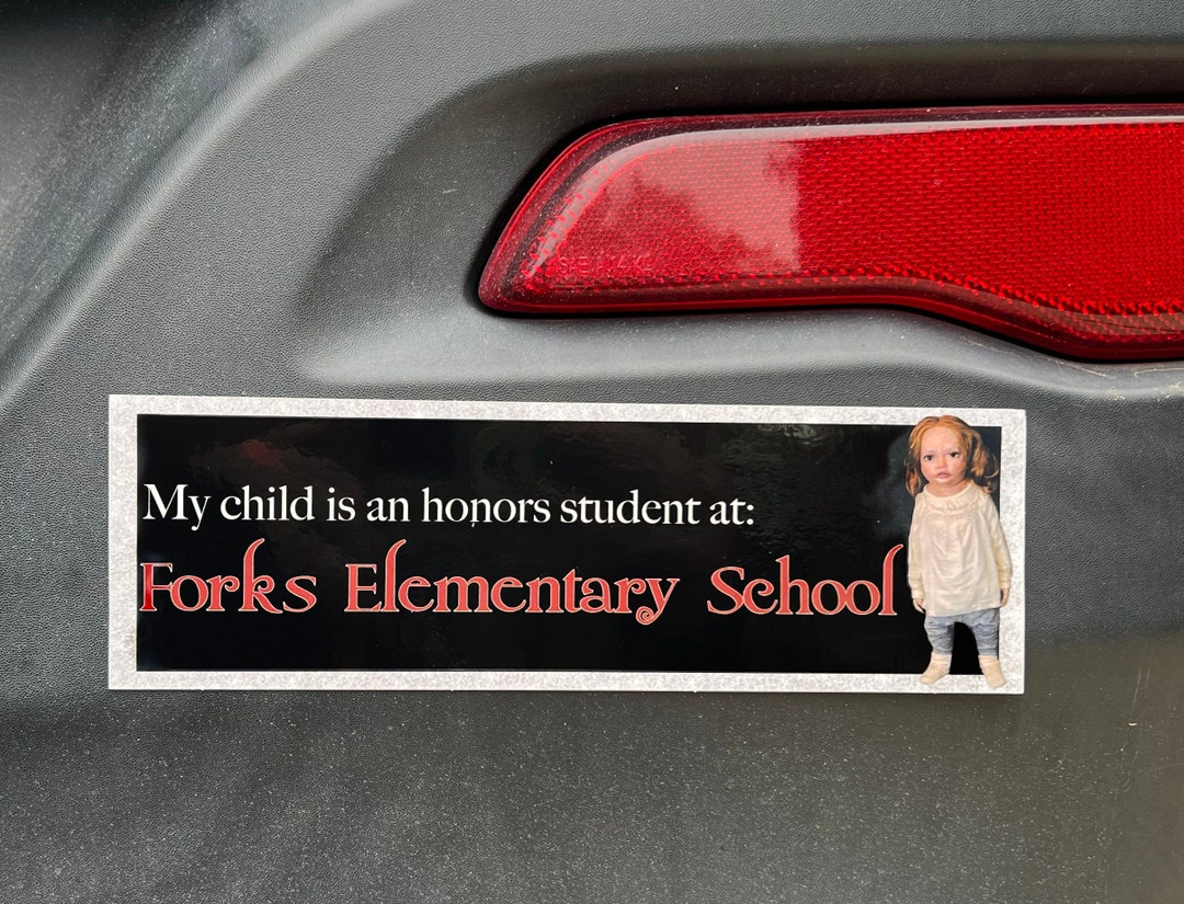 Twilight Renesmee Honors Student Bumper Sticker - Etsy