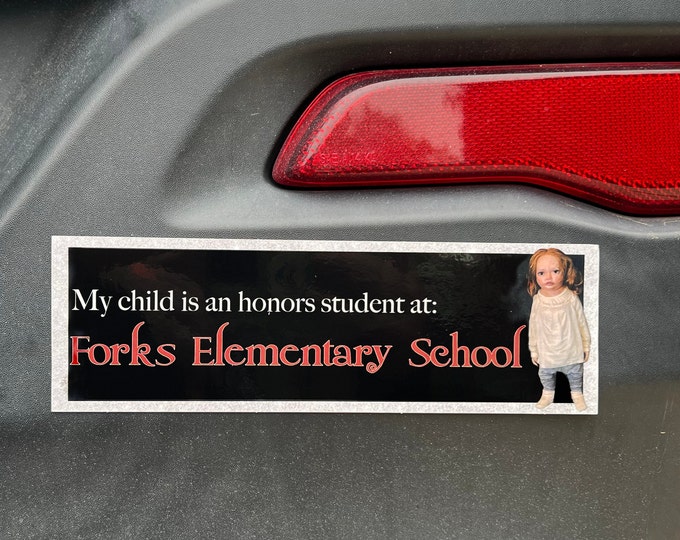 Twilight Renesmee Honors Student Bumper Sticker - Etsy