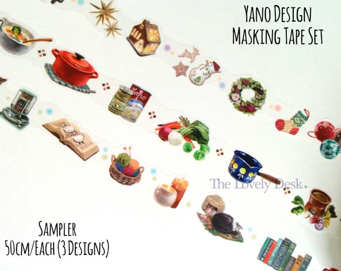 Sample Set Yano Design Die-cut Tape Set 50cm/each Japanese Washi ...