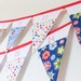 Advent Calendar Bunting, Christmas Countdown Garland, Pocketed Fabric ...