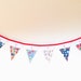 Advent Calendar Bunting, Christmas Countdown Garland, Pocketed Fabric ...