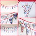 Advent Calendar Bunting, Christmas Countdown Garland, Pocketed Fabric ...