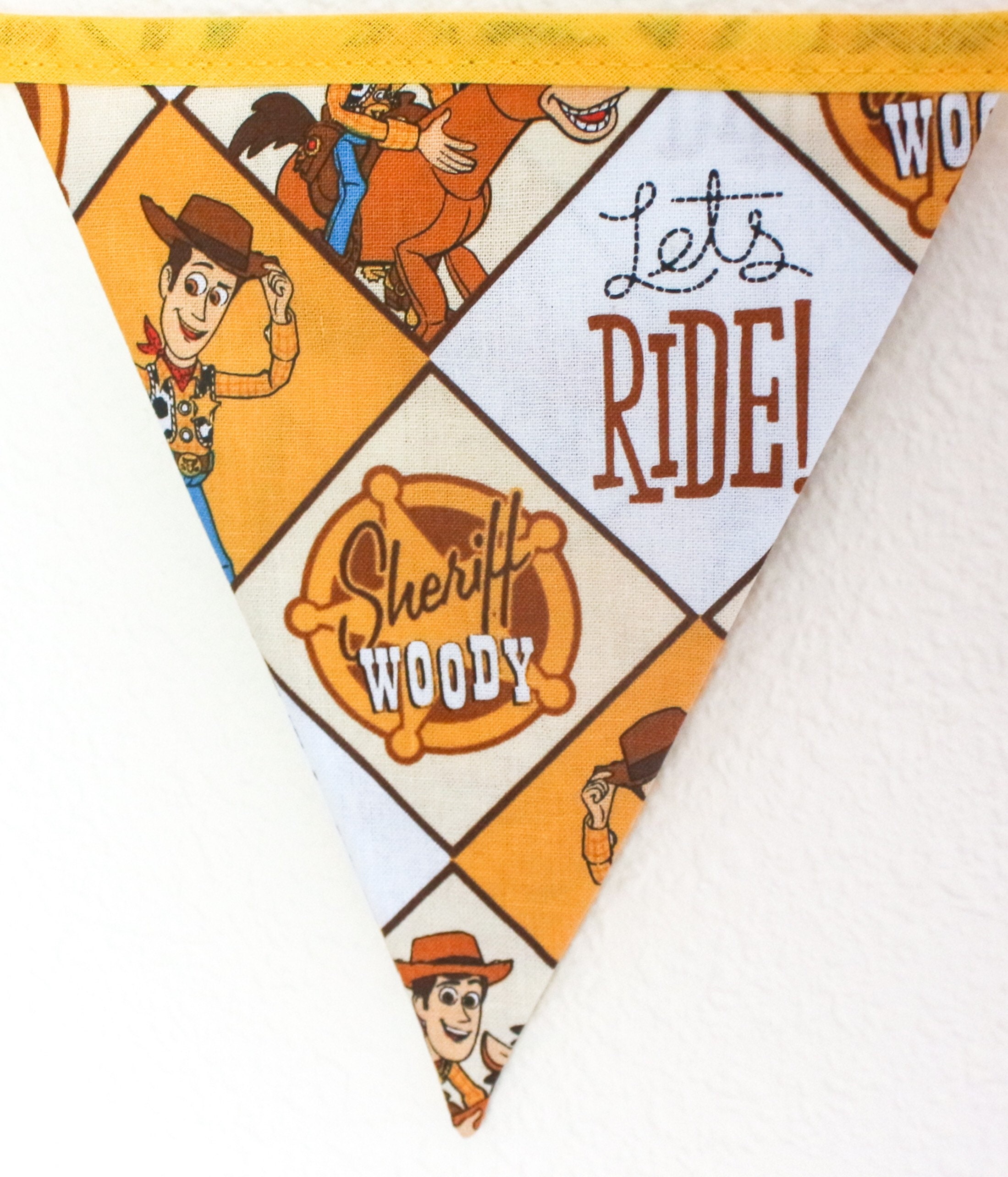 Toy Story Bunting Woody Fabric Flags Buzz Lightyear Garland - Etsy UK
