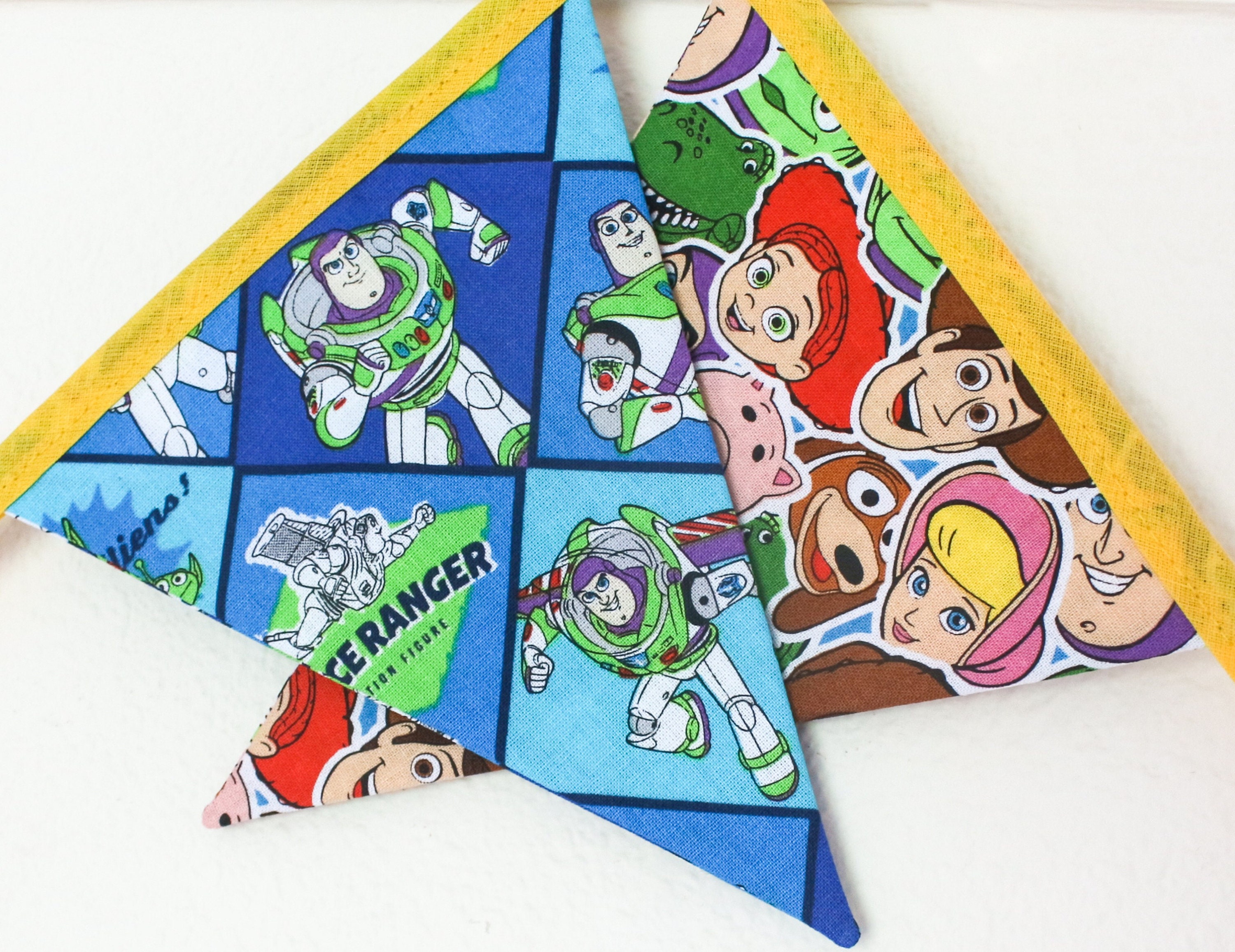 Toy Story Bunting Woody Fabric Flags Buzz Lightyear Garland - Etsy UK