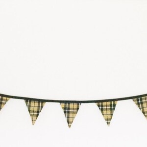 Mini Cornish Tartan Bunting, Cornwall Decor, St Pirans Christmas Tree ...