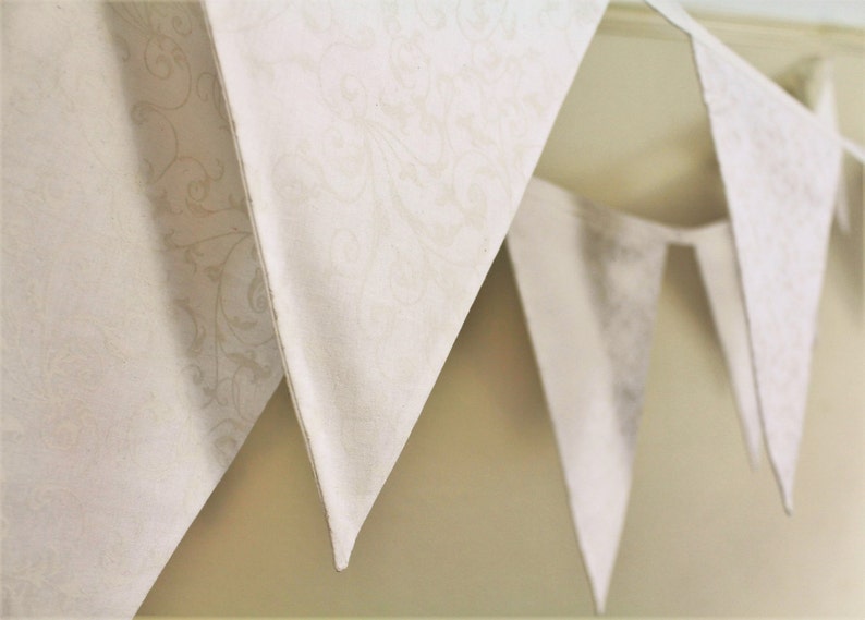 White Bunting to Hire Rustic Wedding Decoration Vintage - Etsy