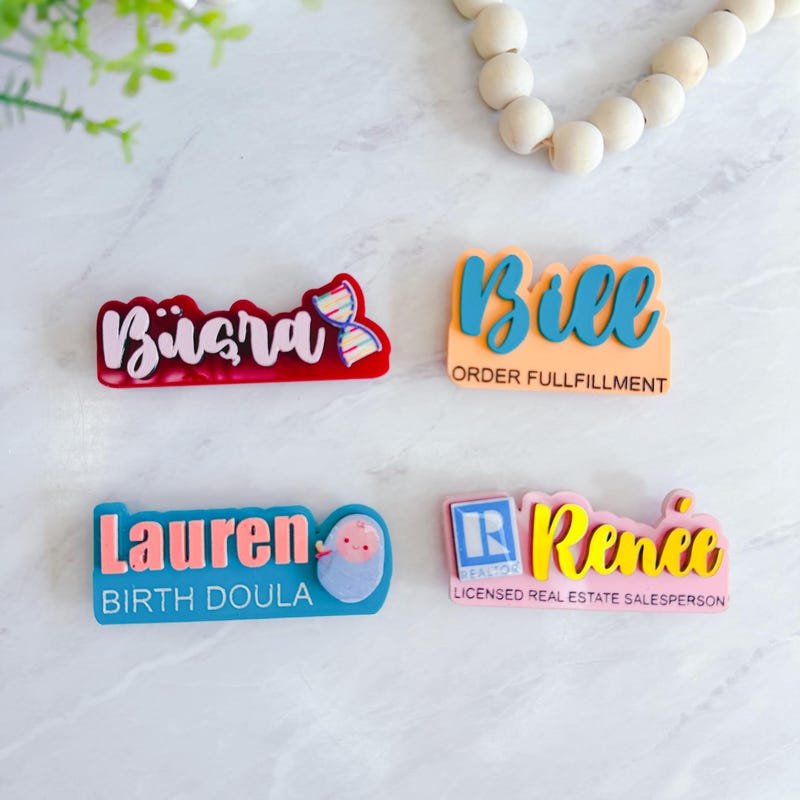 Doctor Name Tag - Etsy
