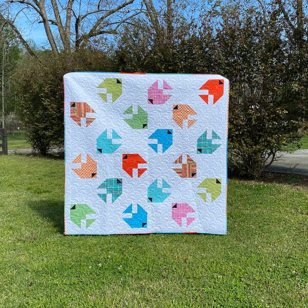 Fish Quilt - Etsy