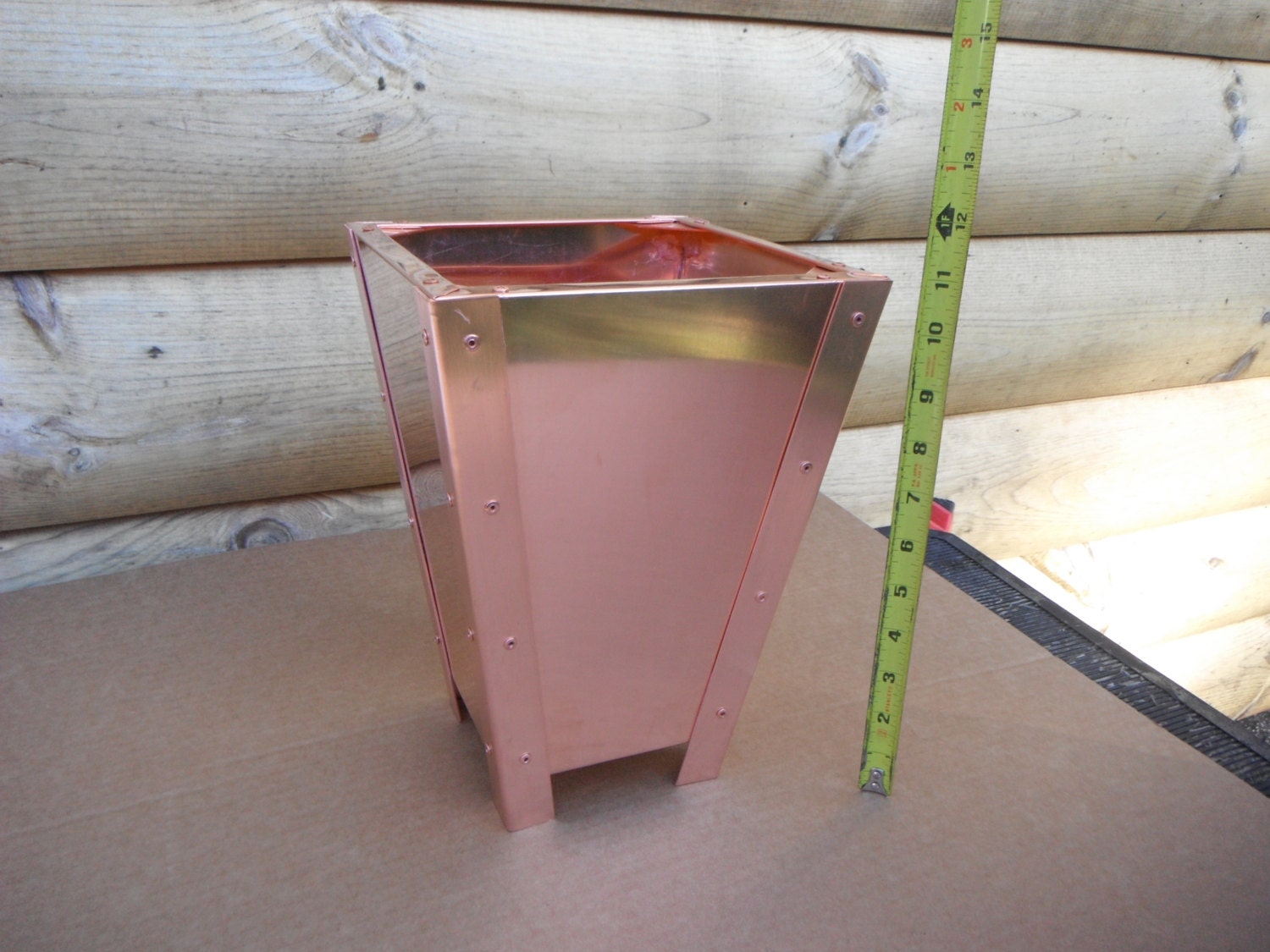 Solid Copper Planter - Etsy