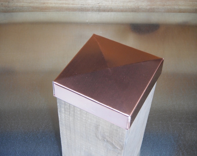 Solid Copper Post Caps - Etsy