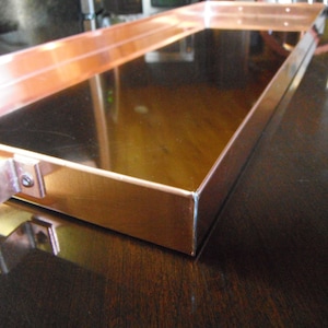 Solid Copper Tray With Handles COVID 19 RESISTANT Free - Etsy