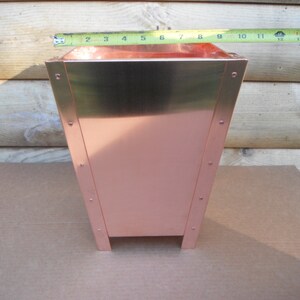Solid Copper Planter - Etsy