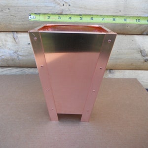 Solid Copper Planter - Etsy