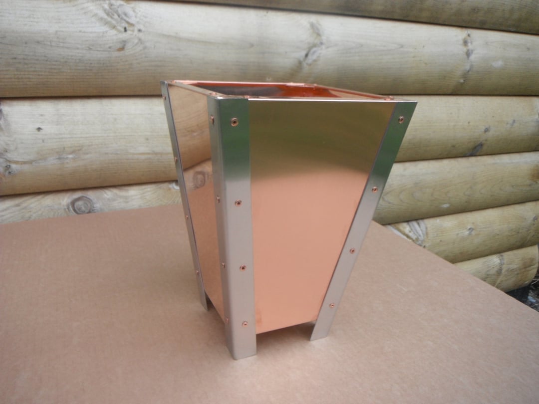 Solid Copper Planter - Etsy