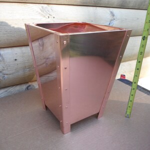 Solid Copper Planter - Etsy