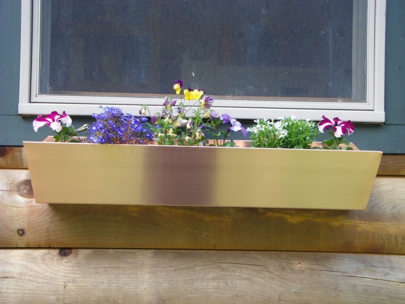 Copper Window Planter - Etsy
