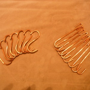 Wall Mounted Solid Copper Pot Rack - 20" - Etsy