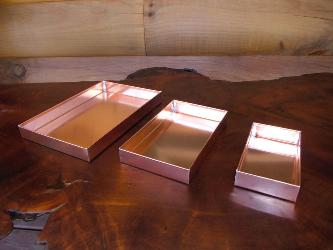 3 Pack Solid Copper Trays (FREE SHIPPING) - Etsy