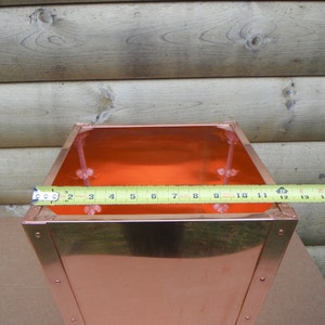 Large Copper Planter (FREE SHIPPING) - Etsy