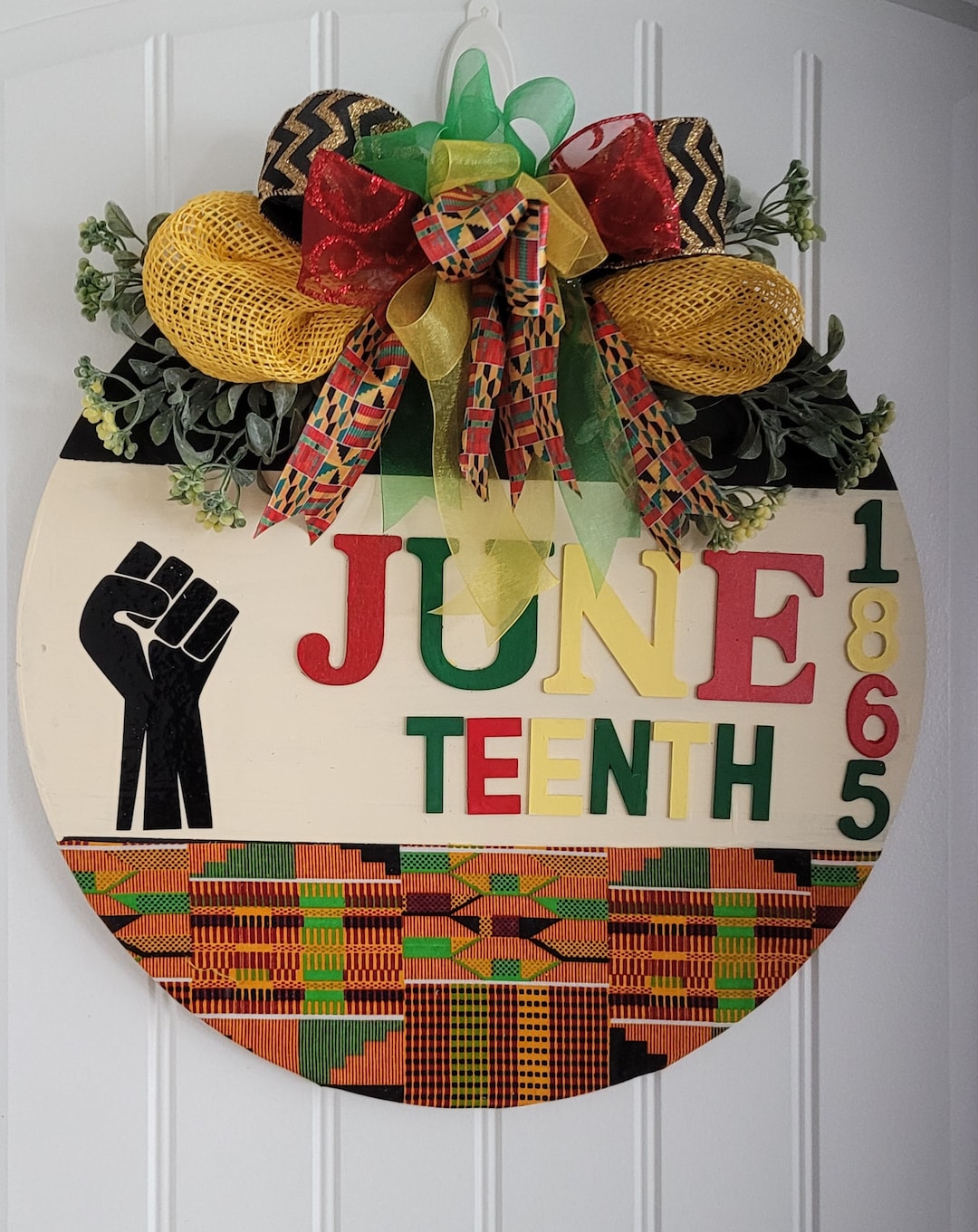 Juneteenth Door Hanger/ Black History - Etsy