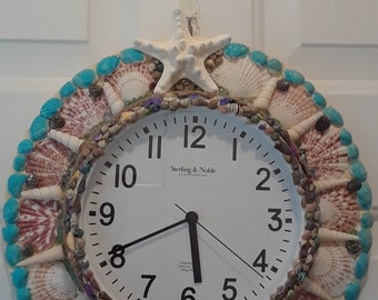 Seashell Clock | Etsy
