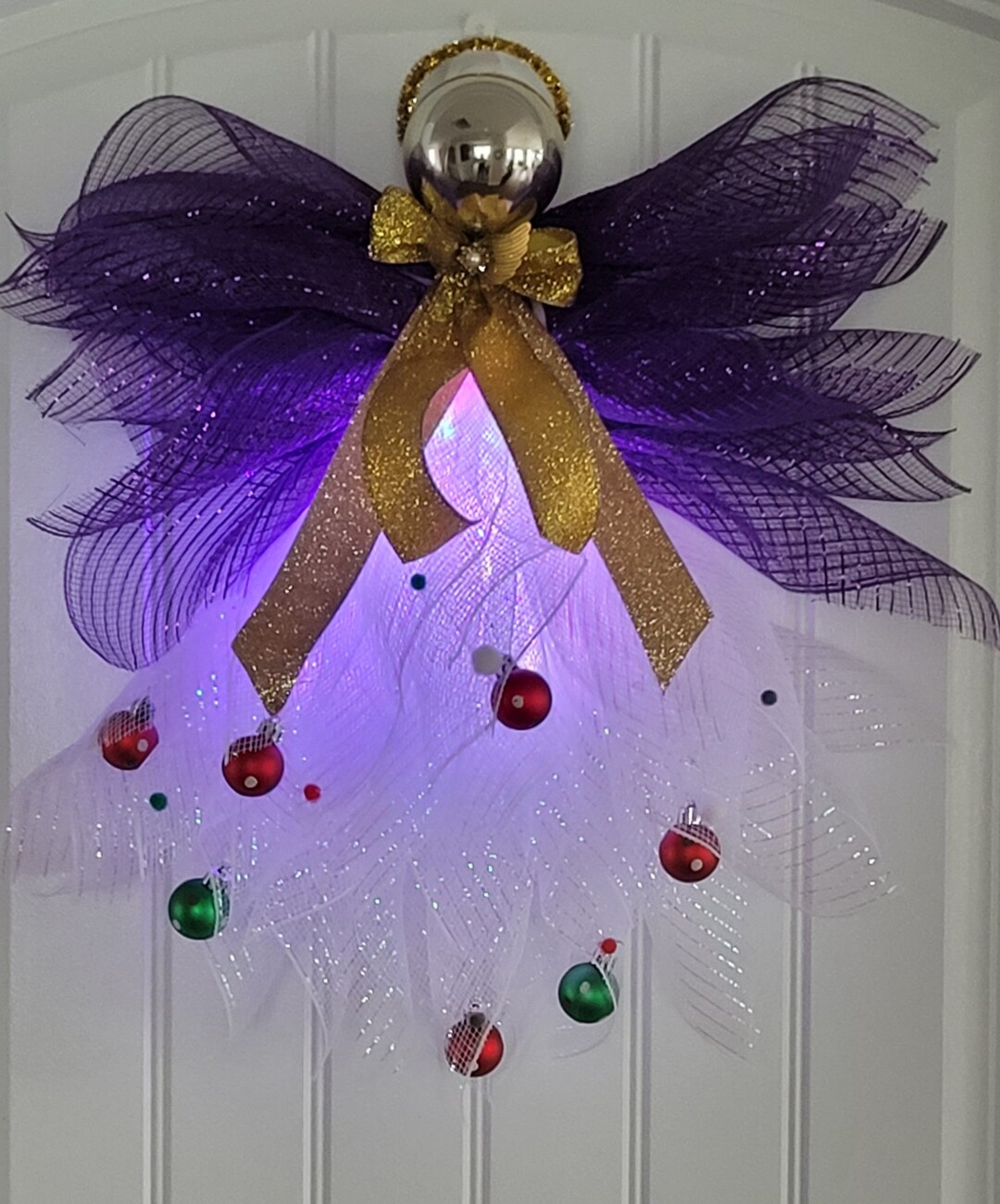 Lighted Angel Tree Topper/ Door Wreath/ Wall Hanging - Etsy