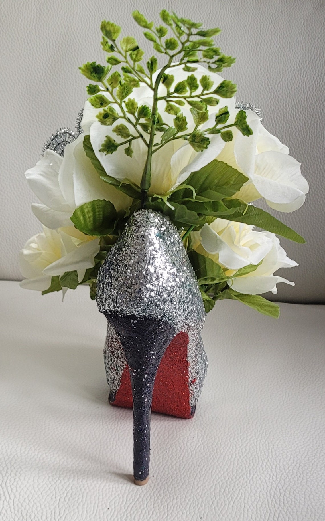 Stiletto Floral Centerpiece, High Heel Centerpiece, Shoe Bouquet,flower ...