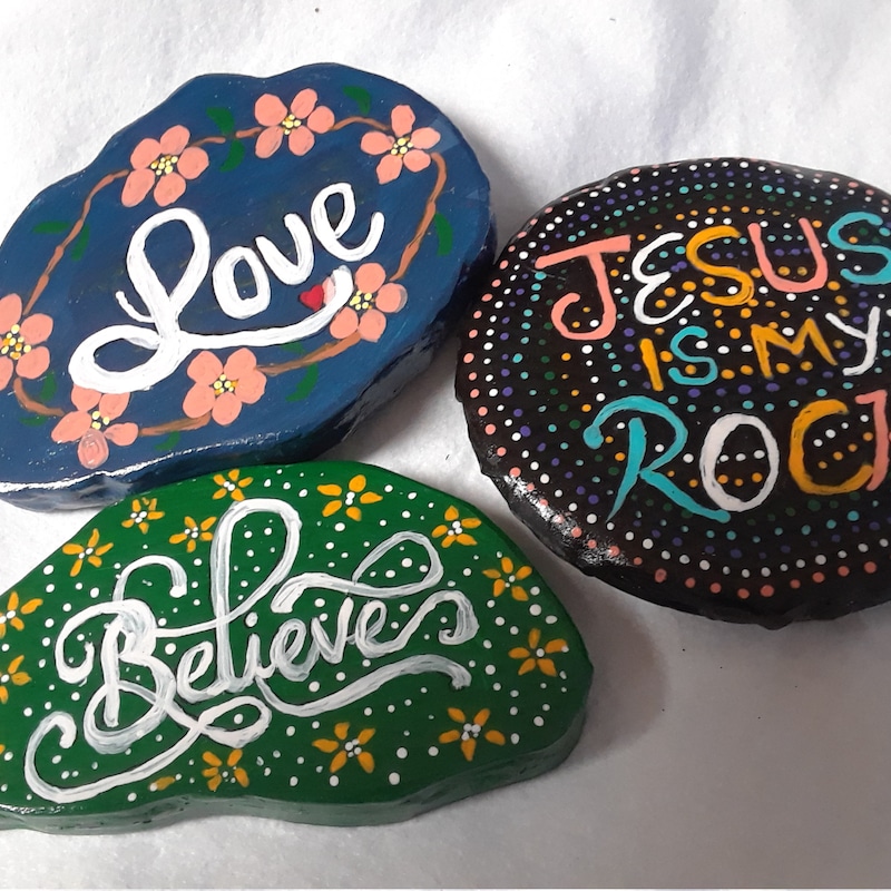 Scripture Rocks - Etsy