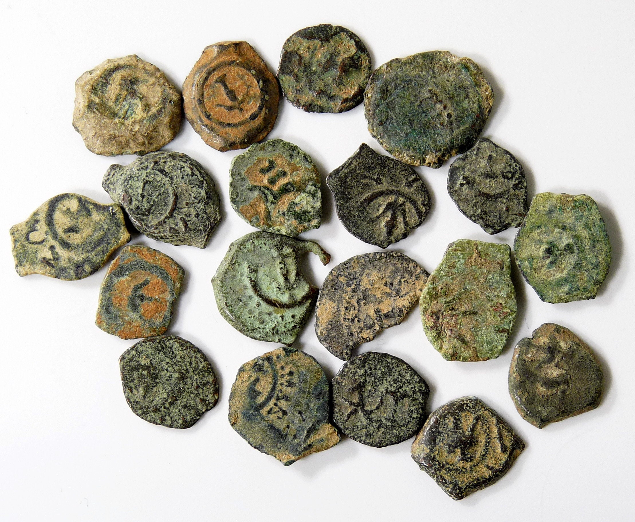 GENUINE Widow's Mite of Bible, Jesus Christ. Ancient Holy Land Coin ...