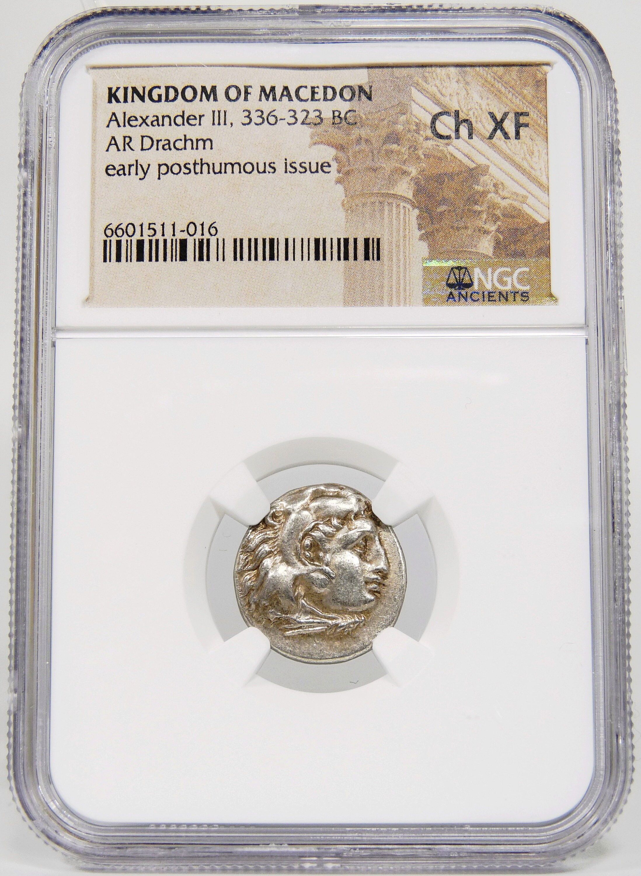 ALEXANDER the Great. Rare Palm Tree. NGC Certified Ancient, Choice XF ...