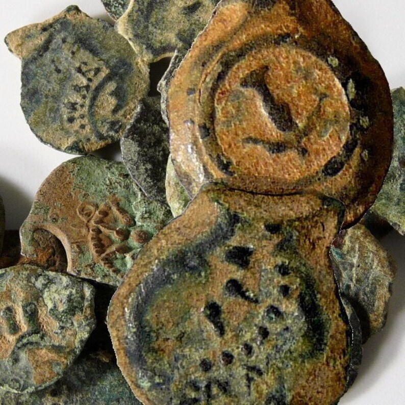 GENUINE Widow's Mite of Bible, Jesus Christ. Ancient Holy Land Coin ...