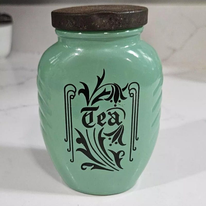 Jadeite Canister Set - Etsy