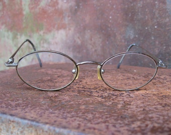 Metal eyeglasses | Etsy